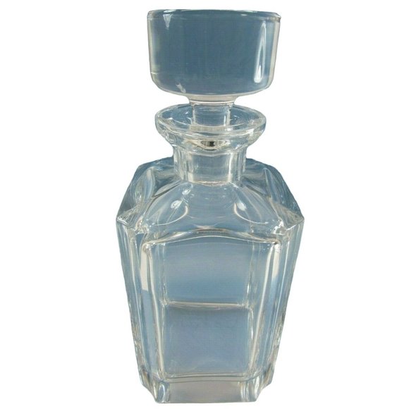 Unbranded | Dining | Crystal Liquor Decanter Square Stopper Heavy 330 ...
